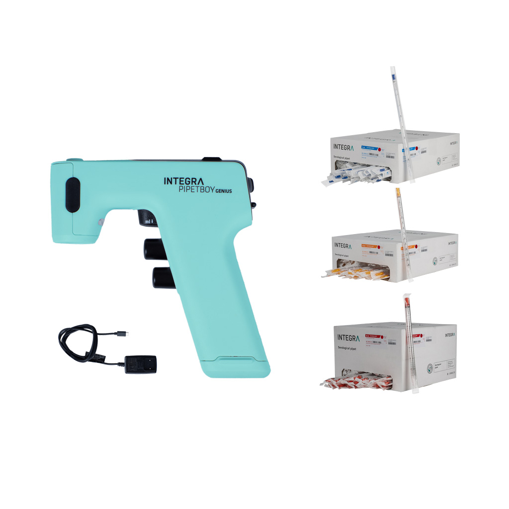 Starter Pack, PIPETBOY GENIUS, mint mastermind - INTEGRA Biosciences