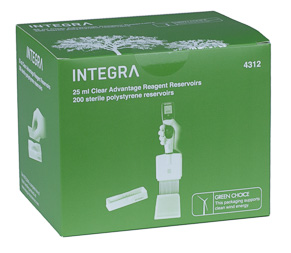 25 ml Disposable Reservoir, 30 Individually Wrapped, Sterile ...