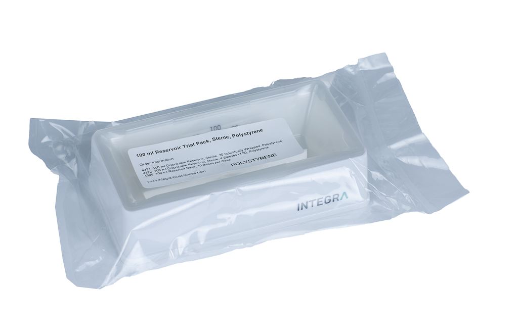 100 ml Reservoir Trial Pack, Sterile, Polystyrene - INTEGRA Biosciences