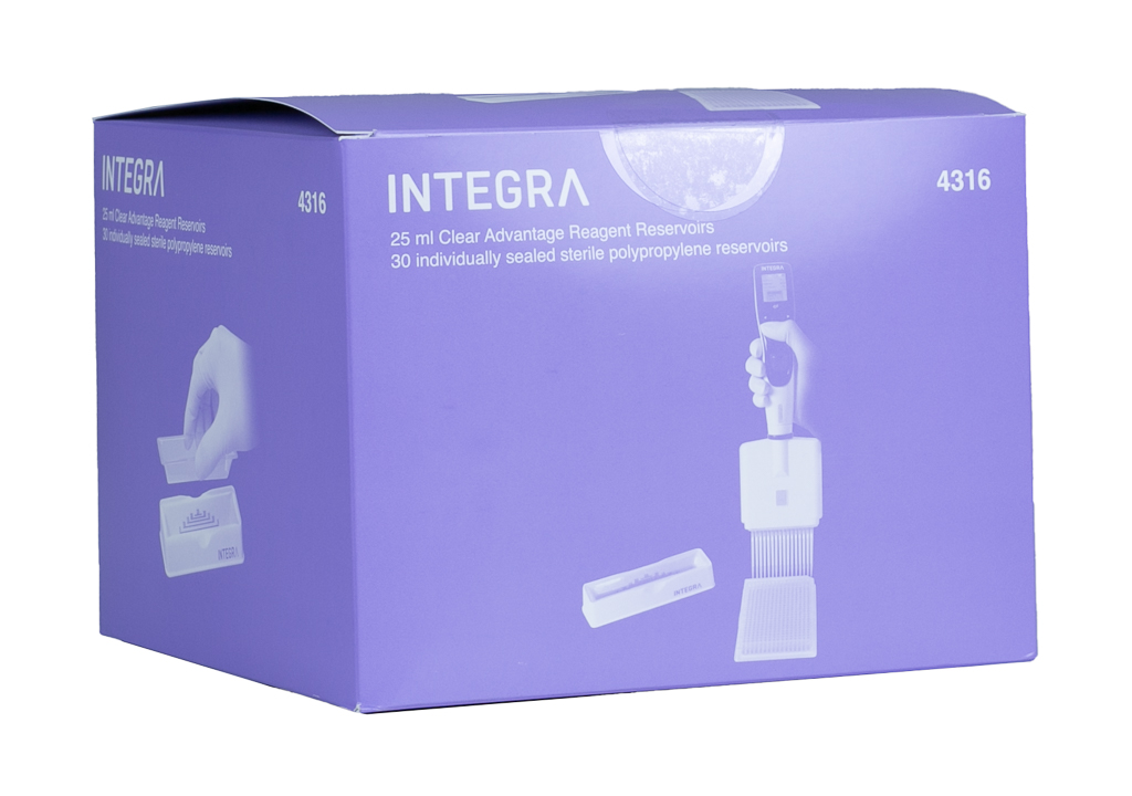 25 ml Disposable Reservoirs, 30 Individually Wrapped, Sterile ...