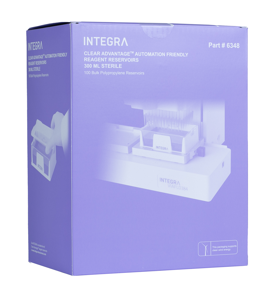 300 ml, 100 Reservoirs, Bulk, Sterile, Auto Friendly, Polypropylene ...