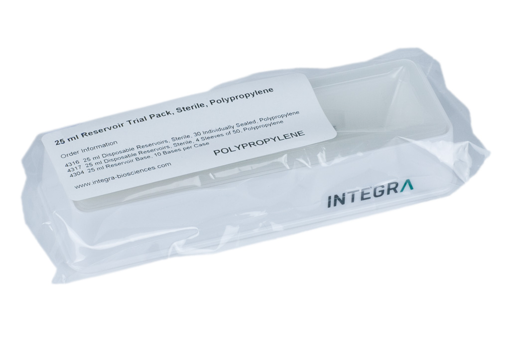25 ml Reservoir Trial Pack, Sterile, Polypropylene - INTEGRA Biosciences