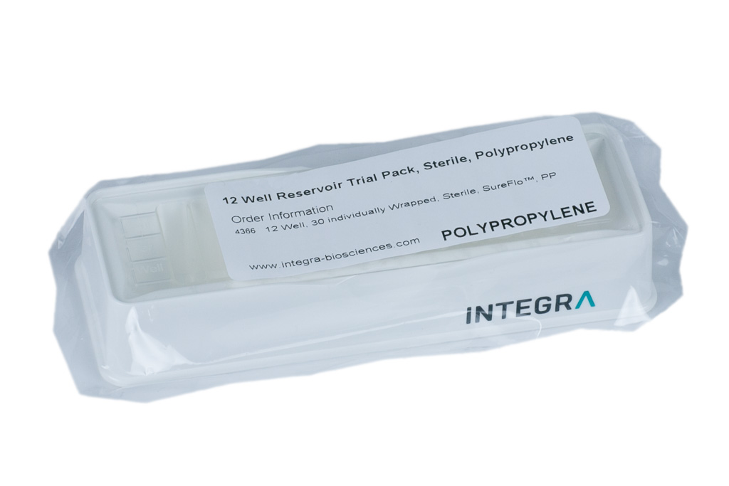 12 Well Reservoirs, Trial Pack, Sterile, SureFlo™ - INTEGRA Biosciences