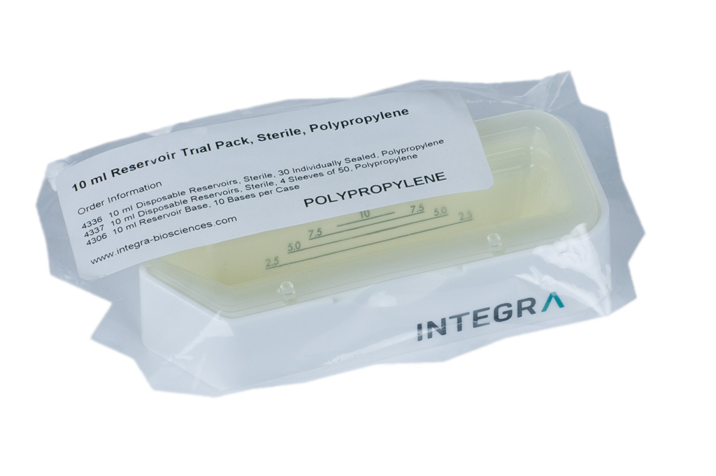 10 ml Reservoir Trial Pack, Sterile, Polypropylene - INTEGRA Biosciences