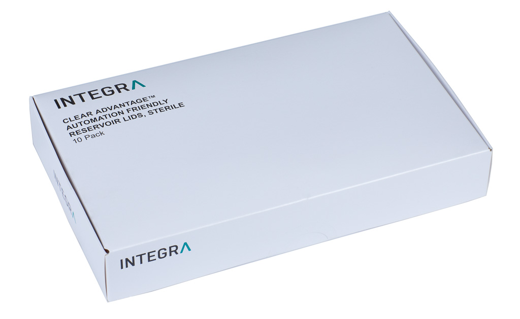 150 and 300 ml Reservoir Compatible, 10 Lids - INTEGRA Biosciences