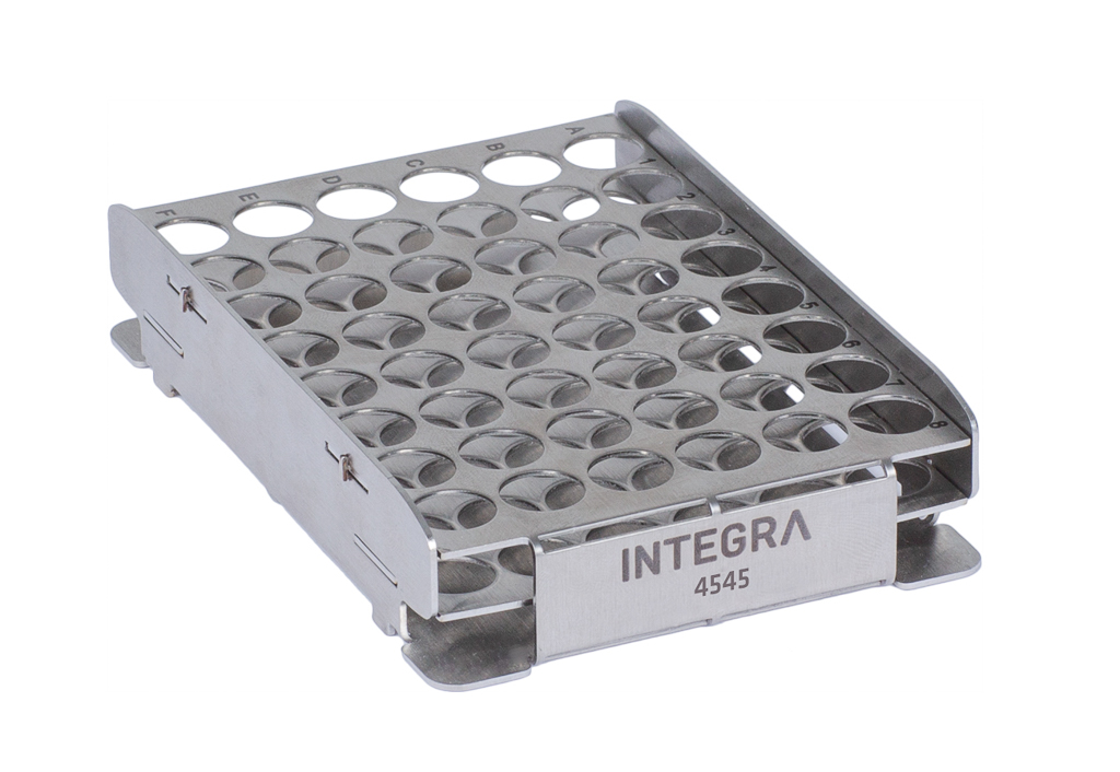 Rack for 2 ml HPLC Vials, 6x8 Vials - INTEGRA Biosciences